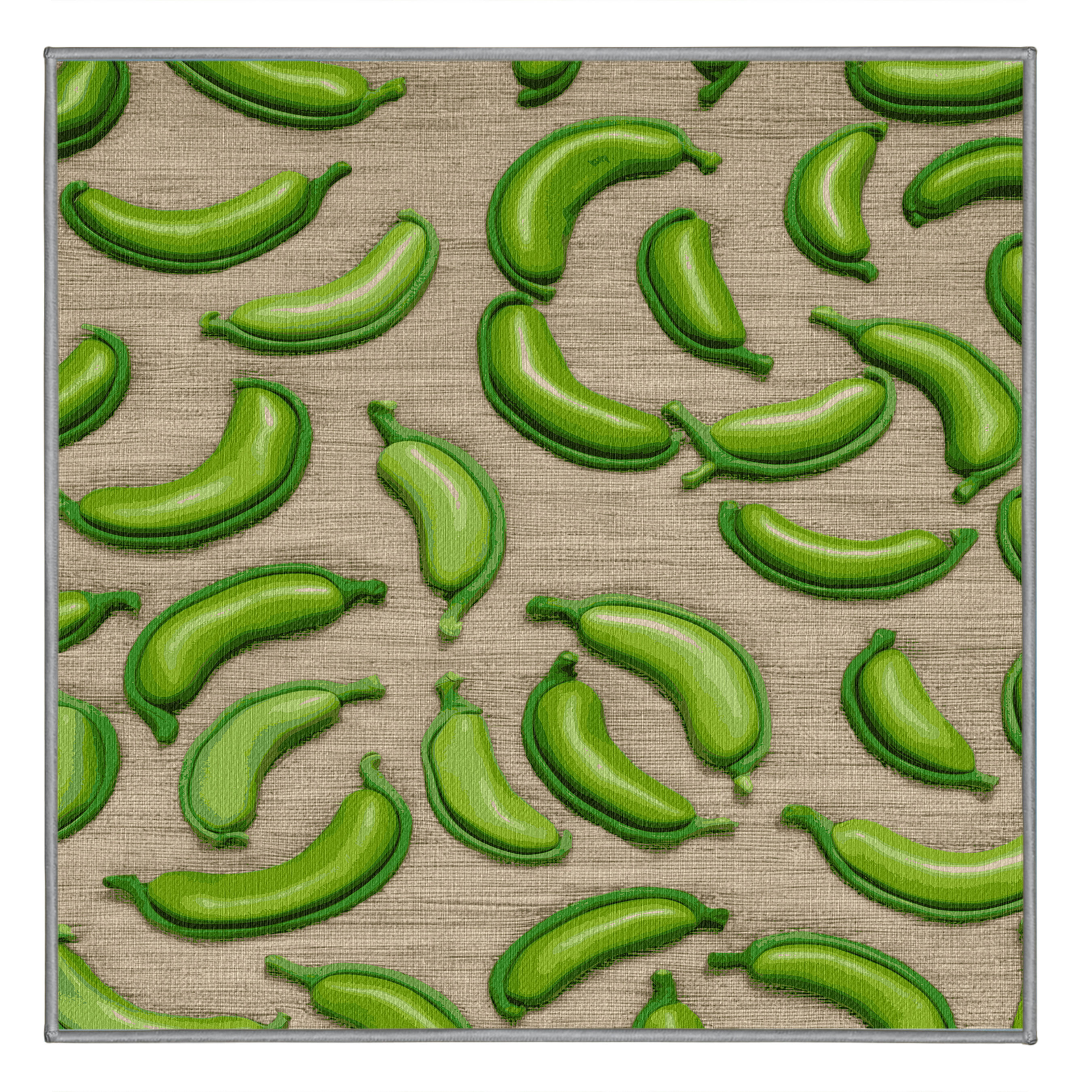 Dakota Fields Washable Lima Beans Fresh Vegetables Area Rug | Wayfair