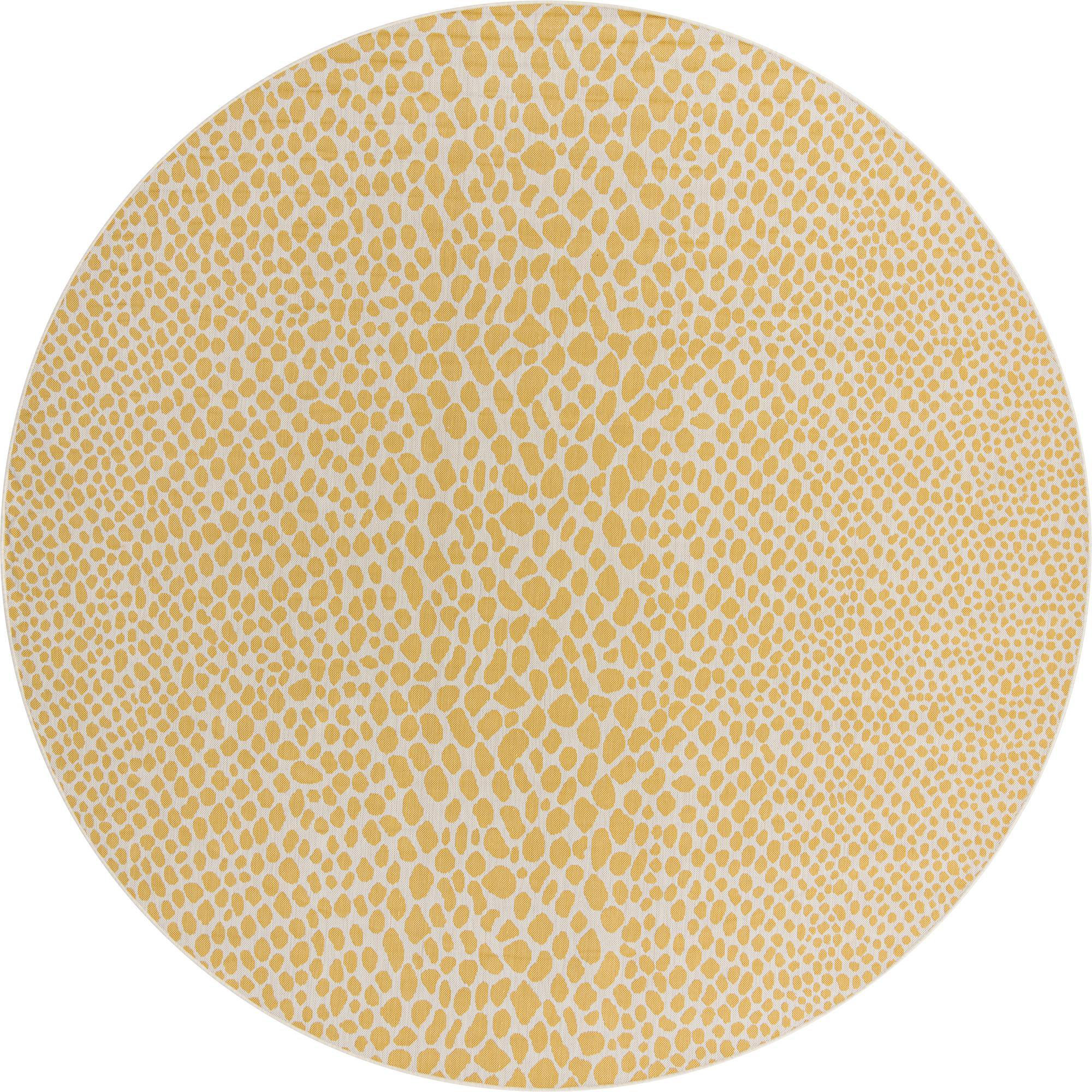 George Oliver Outdoor Destiny Area Rug Gold Color | Wayfair