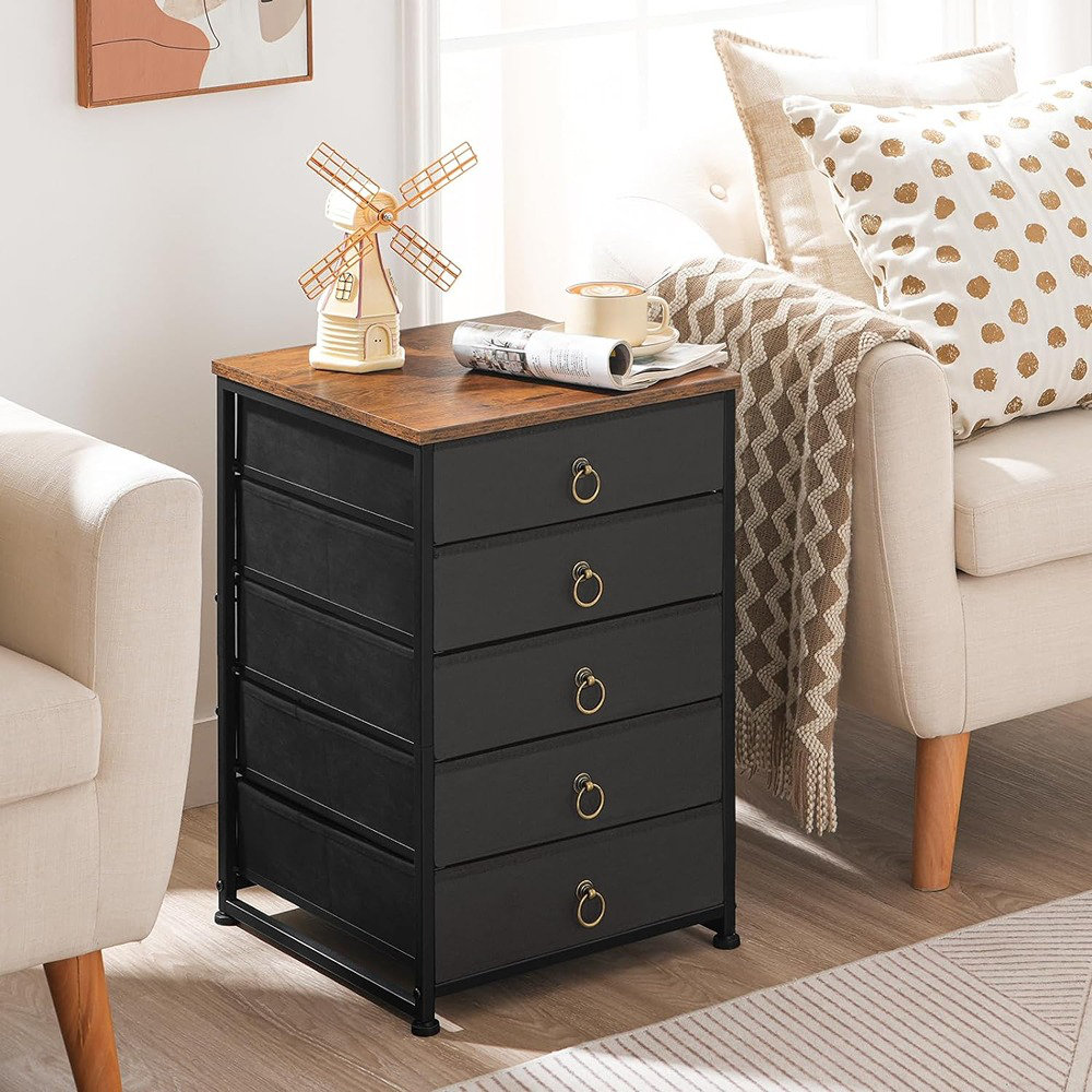 Winston Porter 5-Drawer Chest, File Cabinet, Office Cabinet With ...