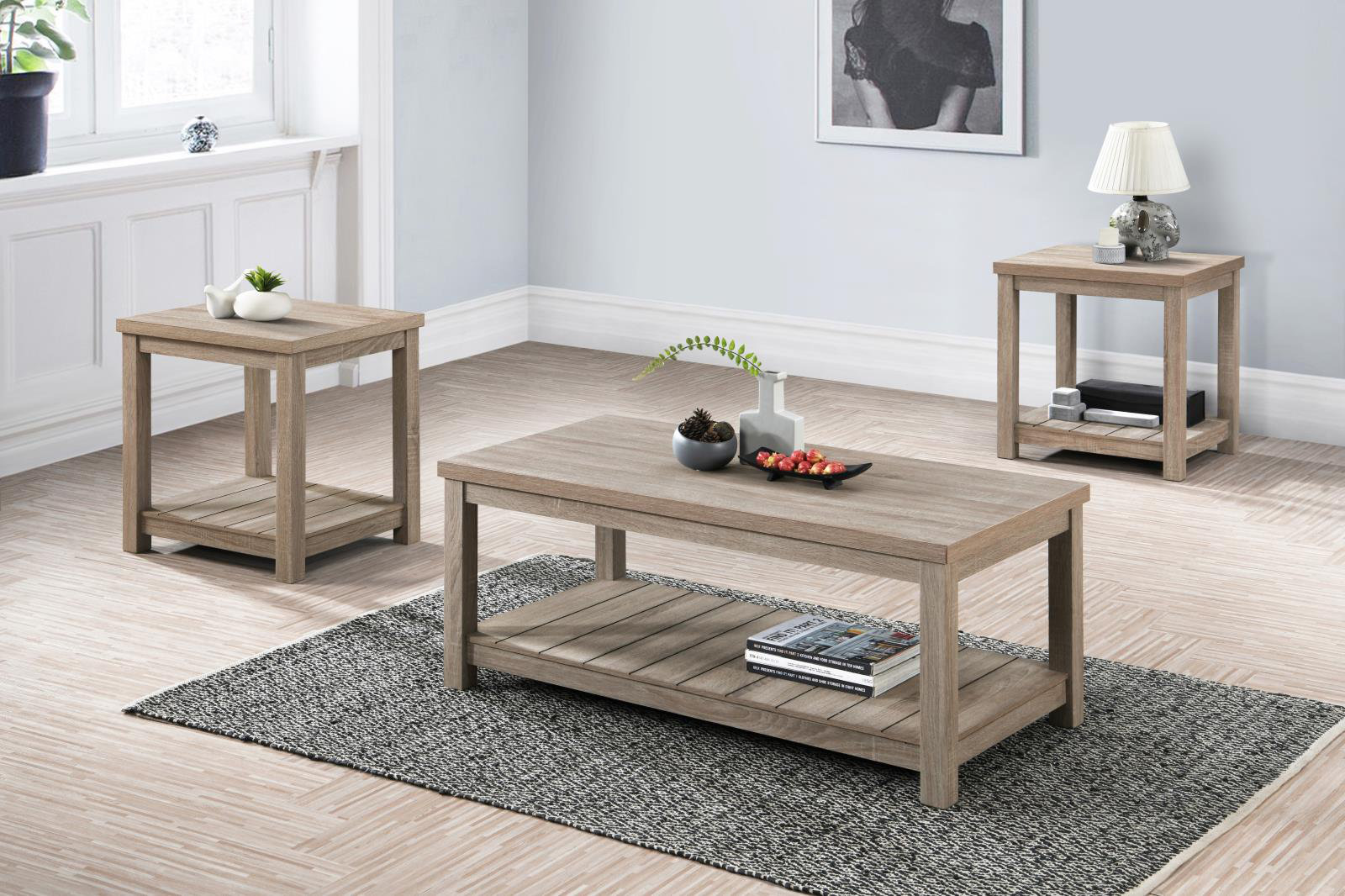 Laurel Foundry Modern Farmhouse Kepler 3 - Piece Living Room Table Set ...