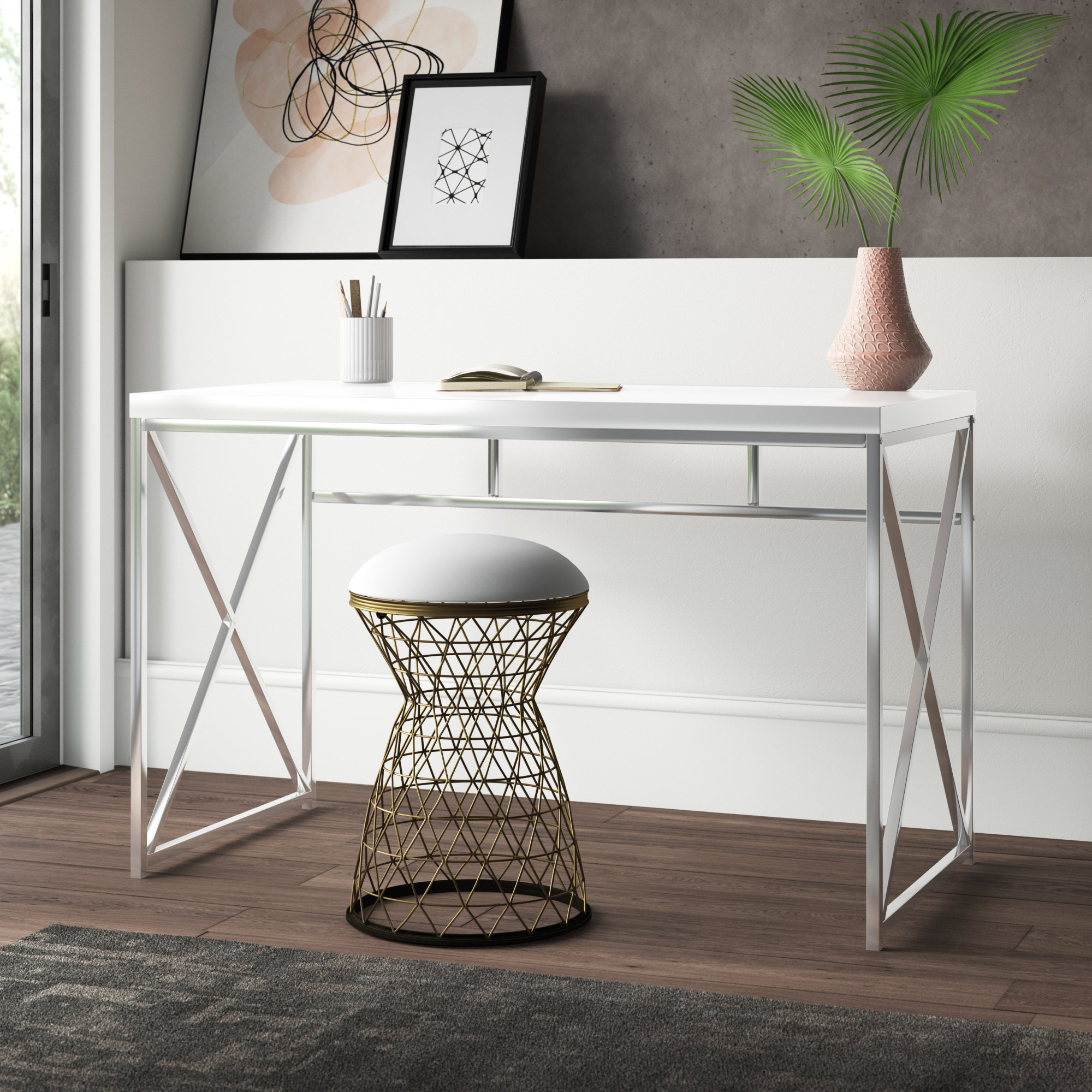 Latitude Run® Jaylein Desk & Reviews | Wayfair