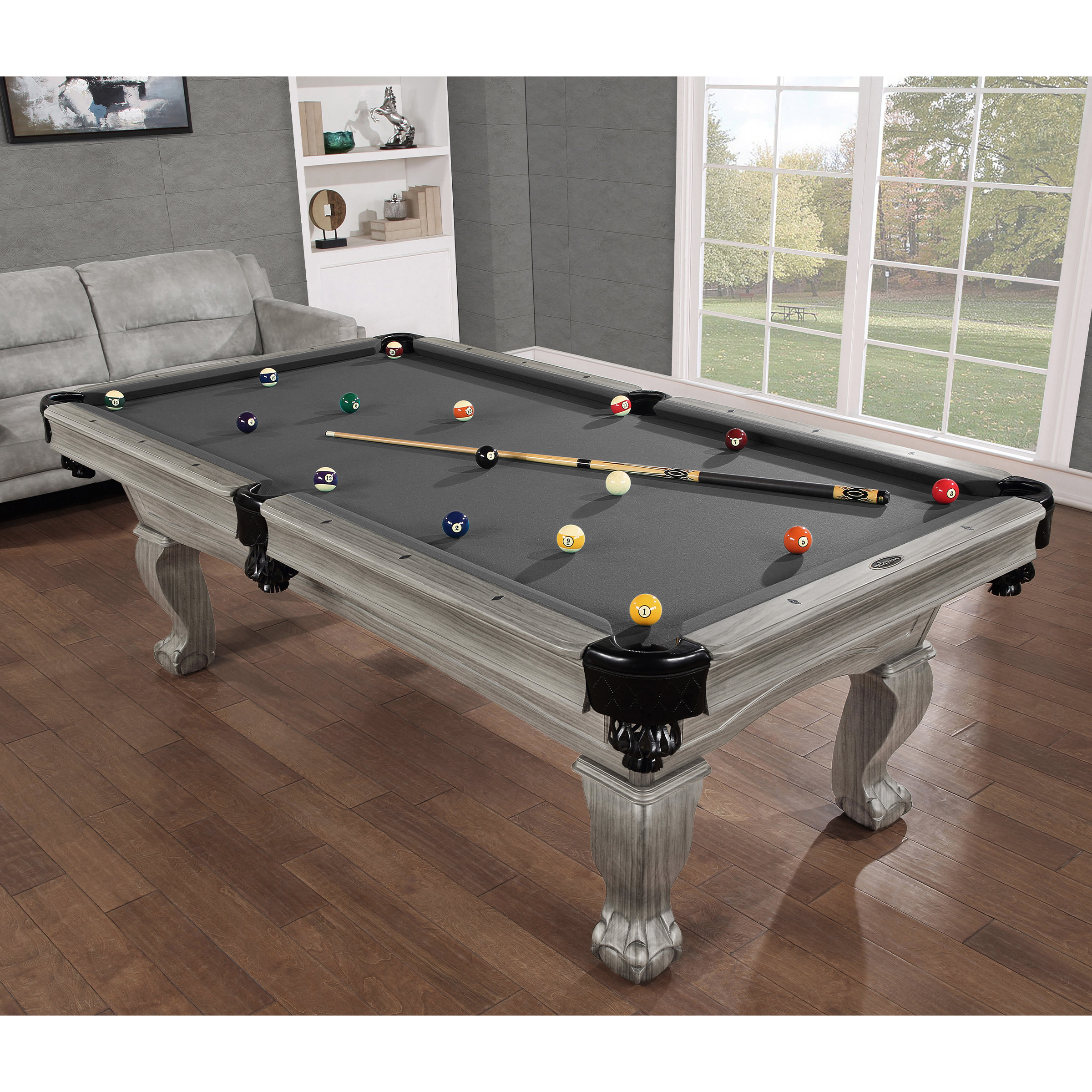 Imperial International Resolute Pool Table With Ball & Claw Style Legs ...