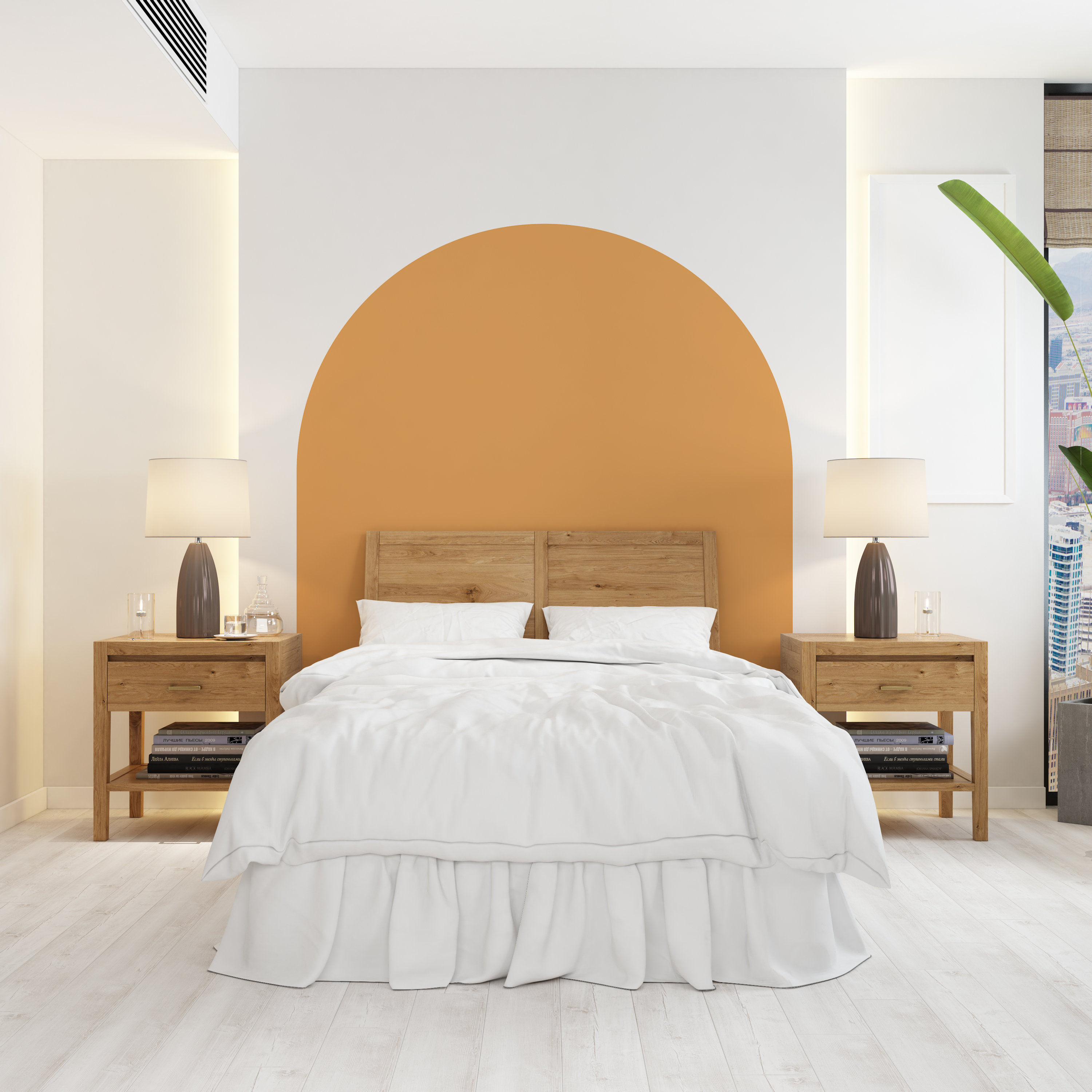 Ebern Designs Boho Wall Decal, Bed Arch Sticker, Hedboard Wall Decal ...