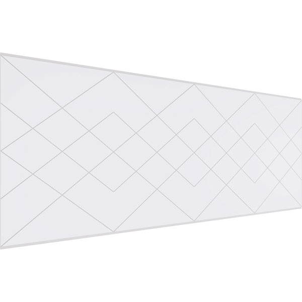 PCI Enterprises 36.25'' H x 94.5'' W x 0.375'' D Expanded Cellular PVC ...