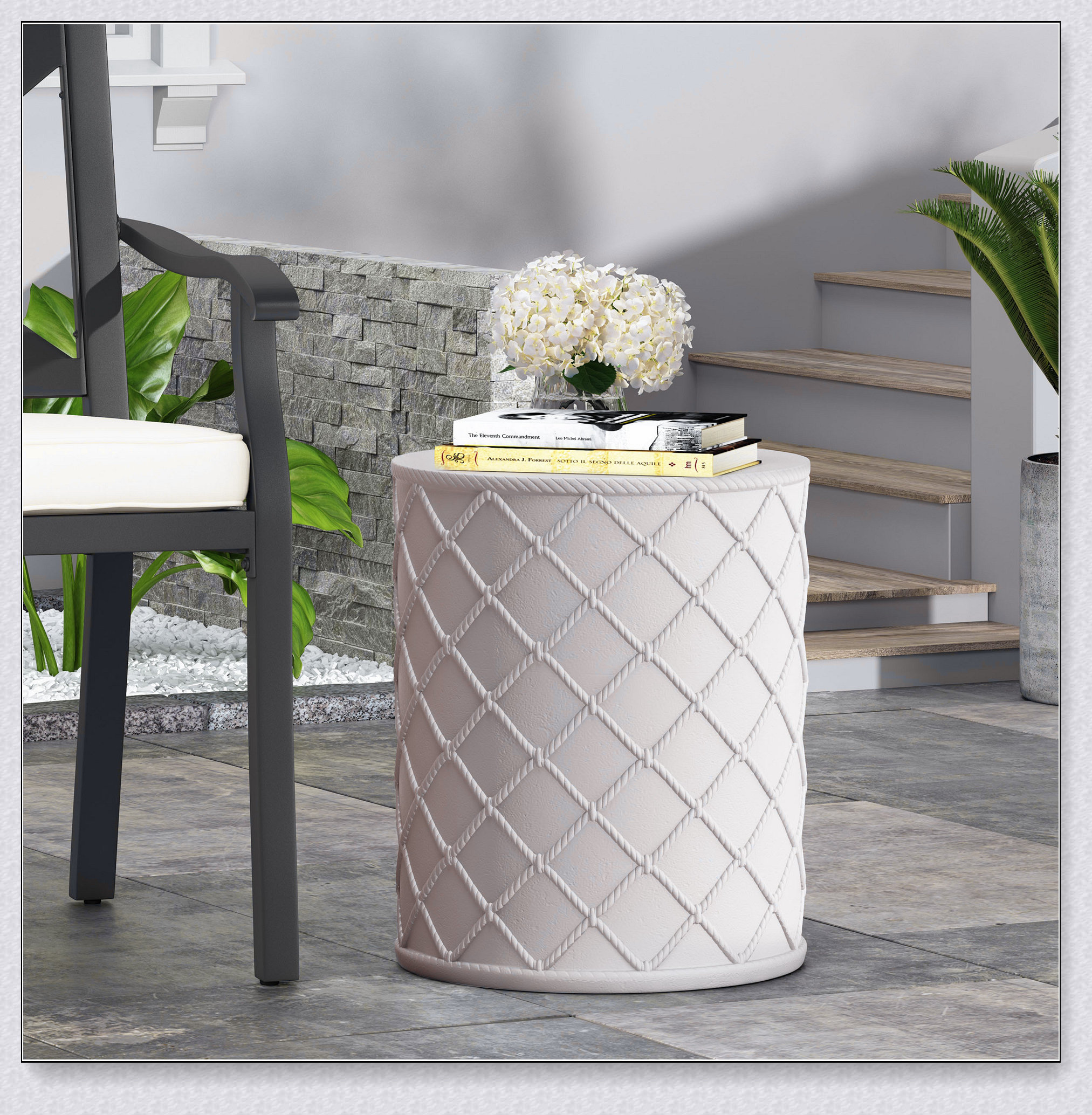 Longshore Tides Outdoor Lightweight Side Table | Wayfair