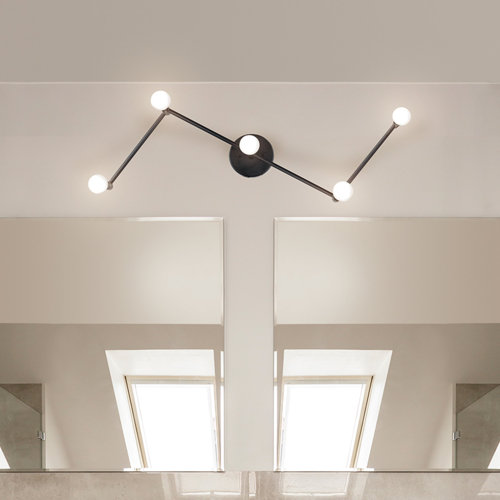 Globe Electric Company Tempo 41'' 5 -Light Swing Arm Track Lighting ...