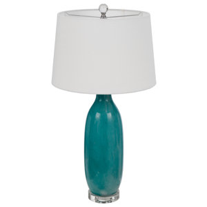 Longshore Tides Alvesta Glass Table Lamp | Wayfair