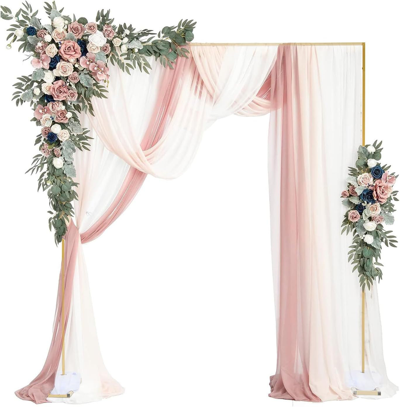 Wokaiduo 7.87ft Square Wedding Arch Arbors Stand For Ceremony | Wayfair