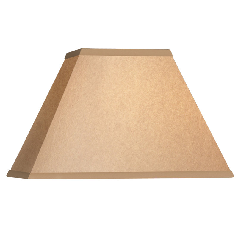 Medallion Lighting 9.5" H x 9" W Paper Rectangular Lamp Shade ( Spider ...