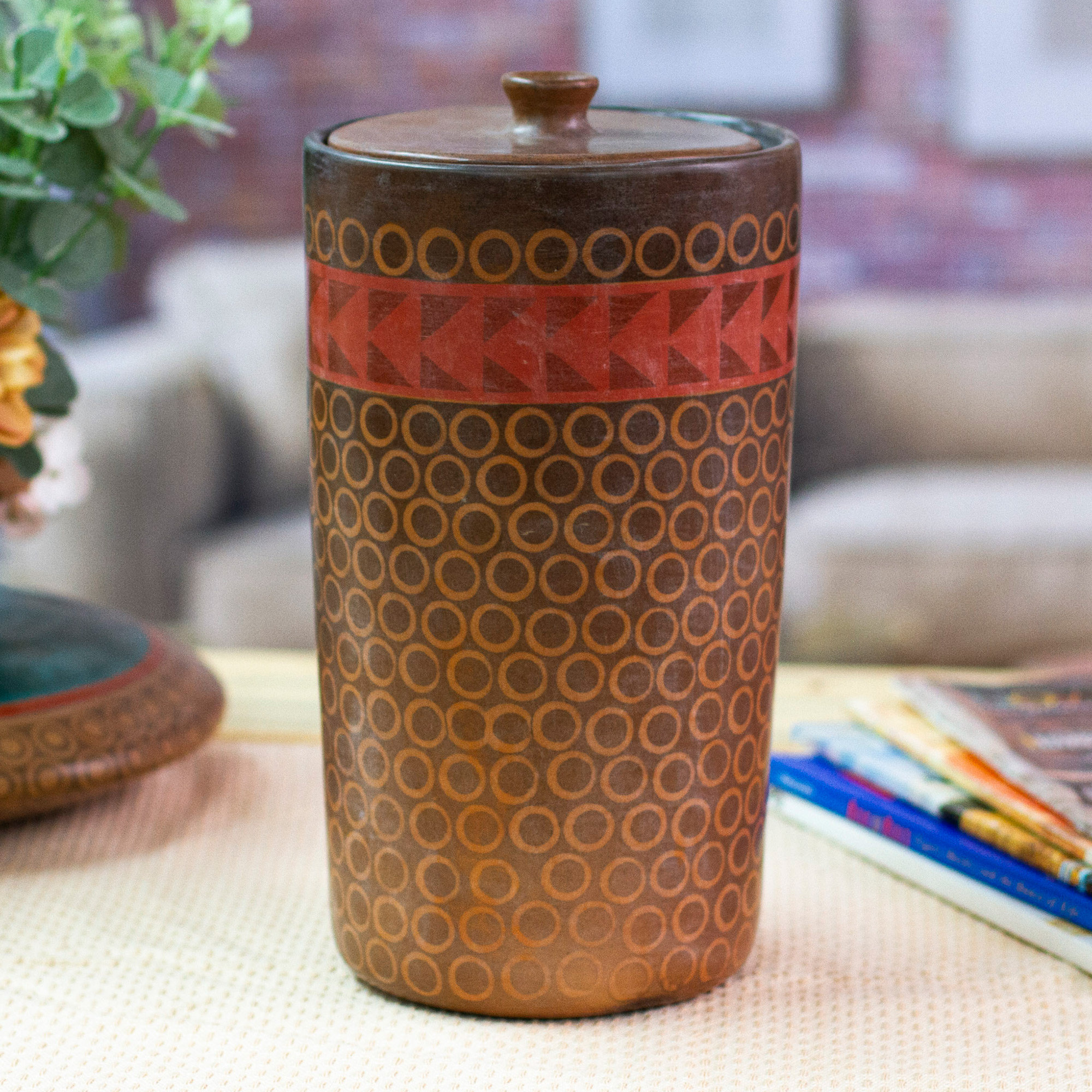 Bungalow Rose Geometry Storage Jar - Wayfair Canada