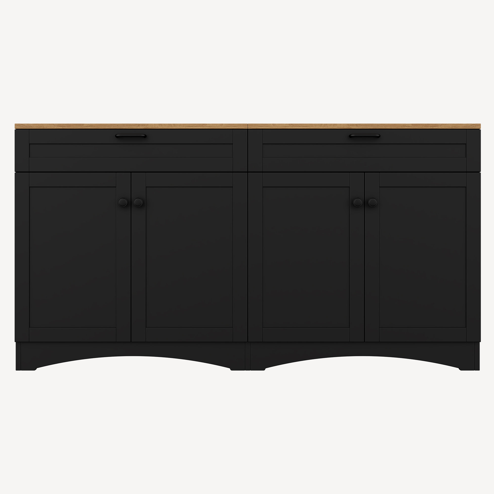 Lark Manor™ Versatile Wood Grain Sideboard Buffet Cabinet TV Stand with ...