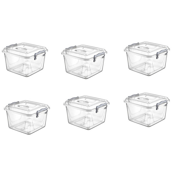 Bargain Houses Food Storage - Set of 6 Containers and 6 Lids | Wayfair ...
