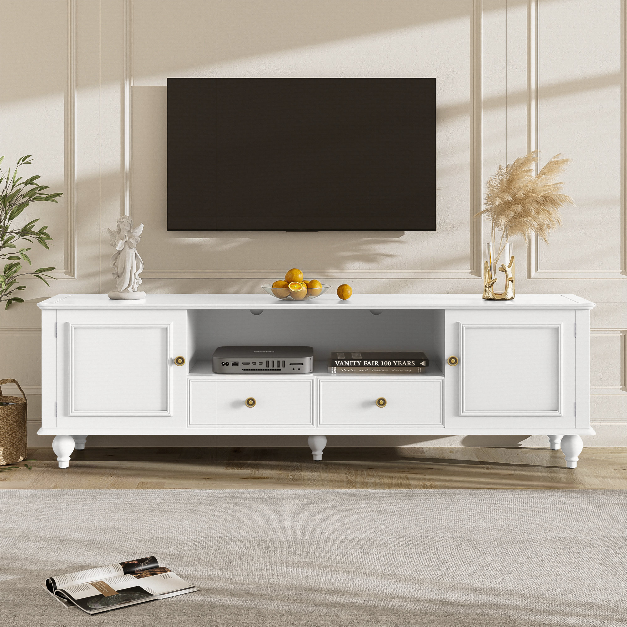 Latitude Run® 70.9" Modern TV Stand For Tvs Up To 80 Inches ...
