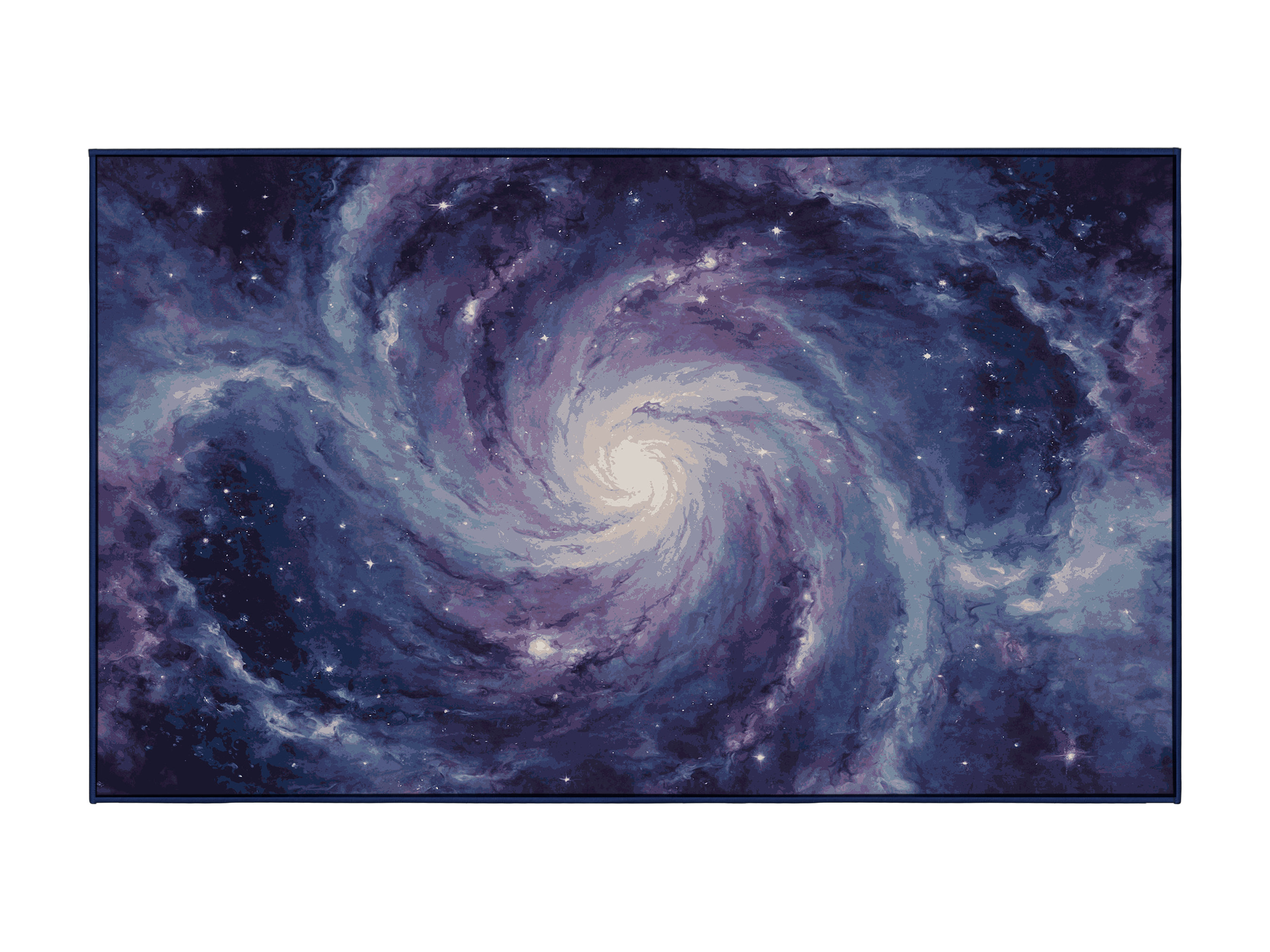 East Urban Home Machine Washable Purple Area Rug | Wayfair