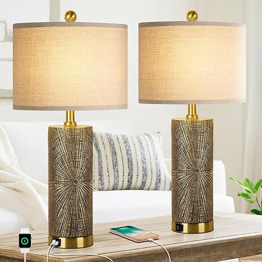 Ivy Bronx Mancy Metal USB Accent Lamp | Wayfair