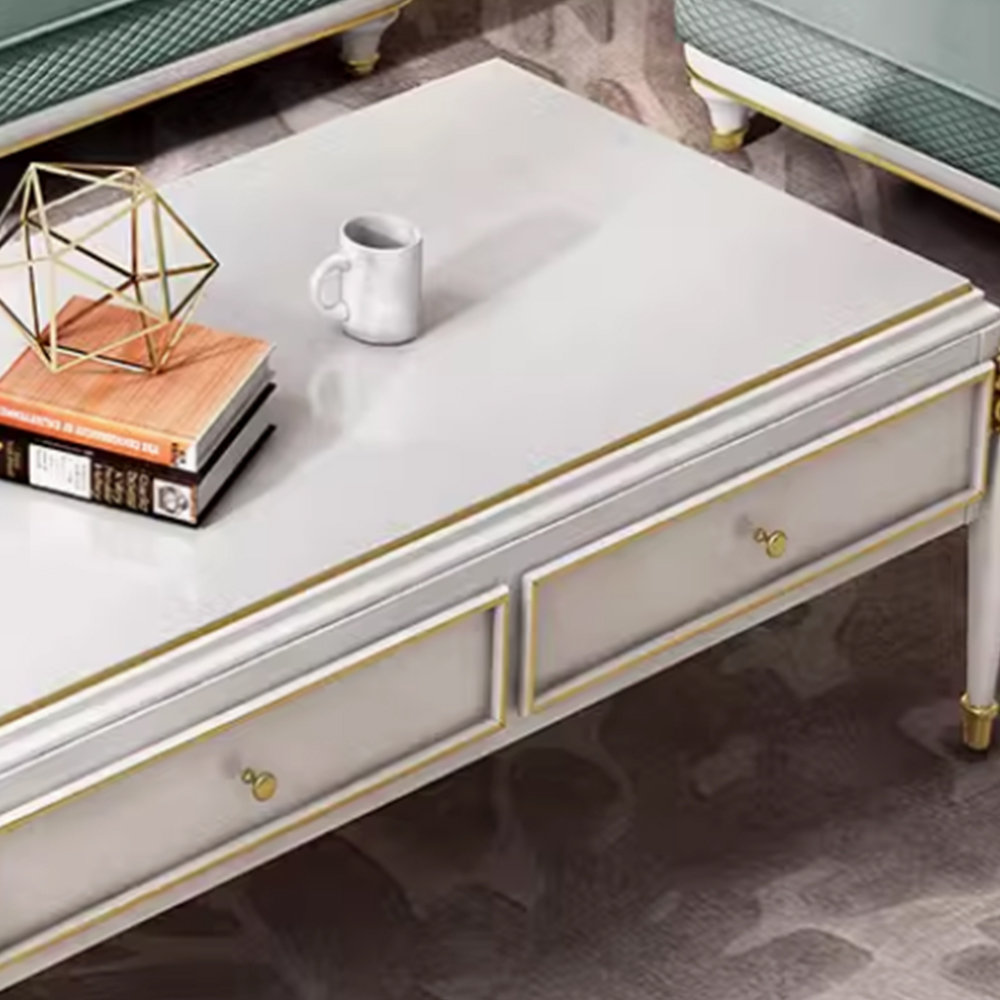 Wu's StylishVault Light luxury high-end design sense coffee table | Wayfair