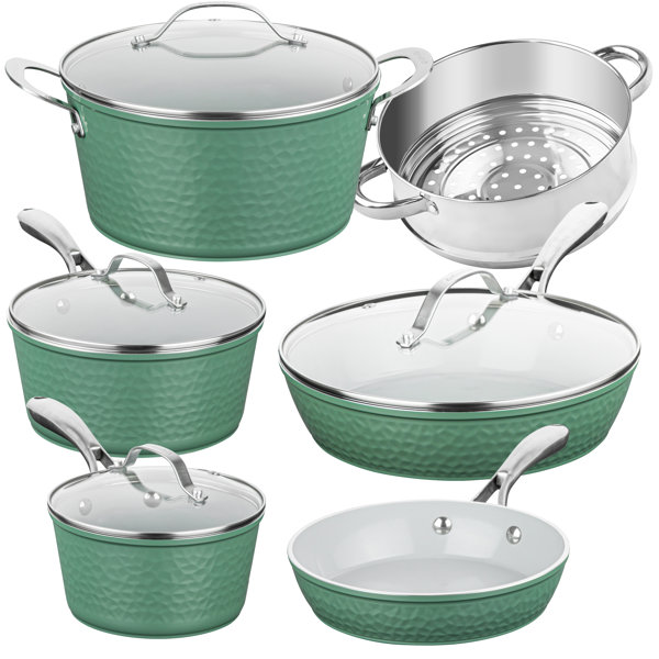 Green Cookware Sets | Up to 65% Off Until 11/20 | Wayfair | Wayfair