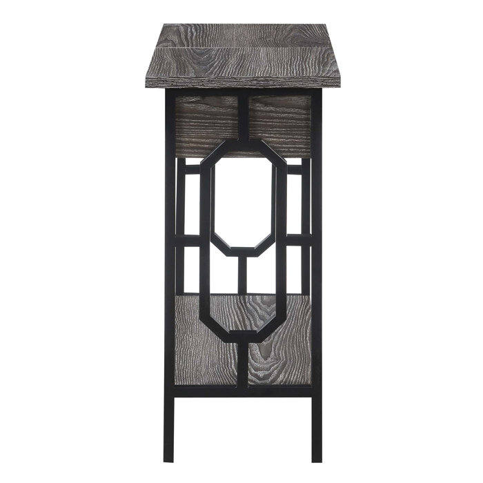 Latitude Run® Minburn 24"H End Table with Storage and Built-In Outlets ...