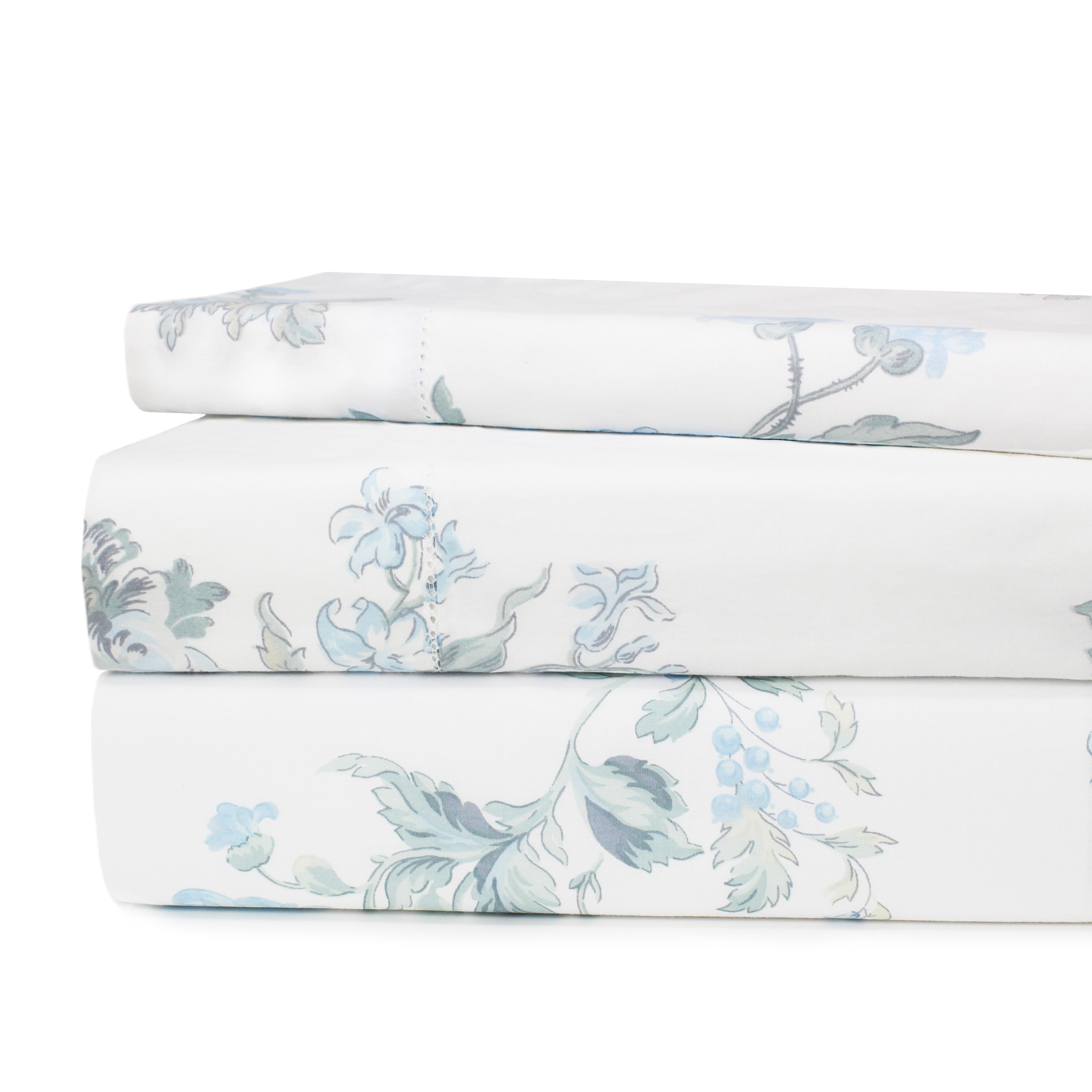 Melange Home Beford Lane 200 Thread Count Toile 100% Cotton Percale ...
