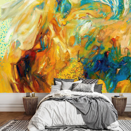 IDEA4WALL Peel & Stick Abstract Wall Mural | Wayfair
