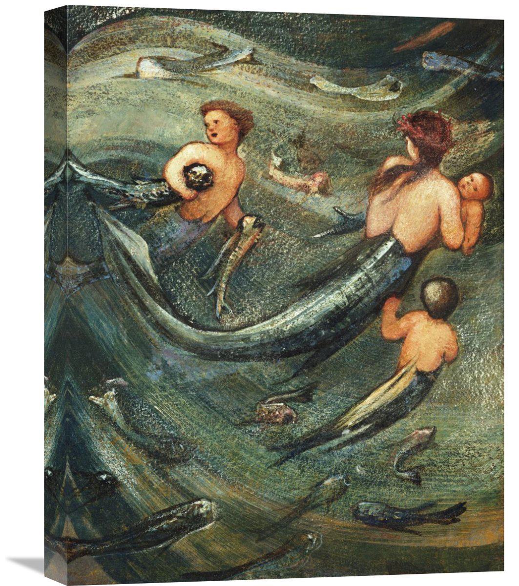 Global Gallery 'Mermaids in the Deep' by Sir Edward Burne-Jones ...