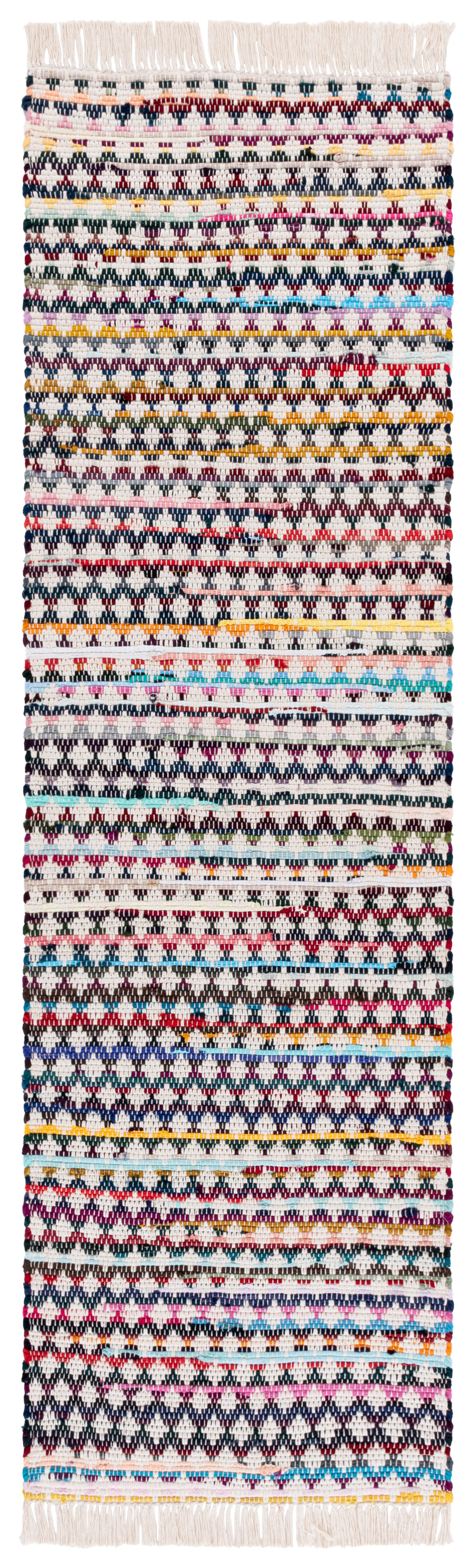 Safavieh Montauk 538 Hand Woven Cotton Geometric Shapes Rug | Wayfair