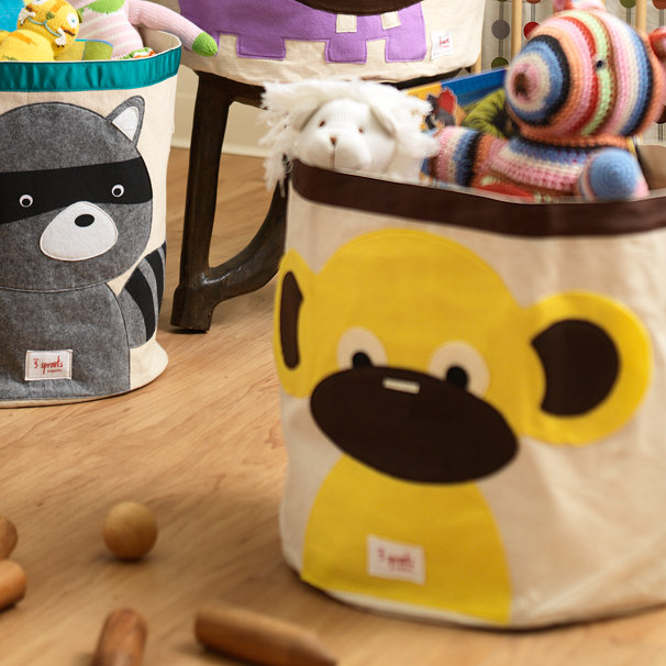 3 Sprouts Monkey Storage Bin & Reviews - Wayfair Canada