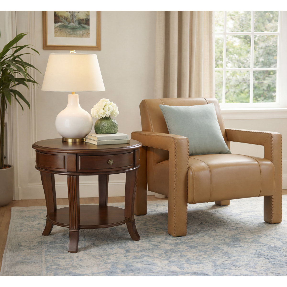 Hooker Furniture Brookhaven Solid Wood End Table with Storage & Reviews ...