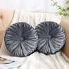 Homechoice International Group Velvet Round Throw Pillow & Reviews ...