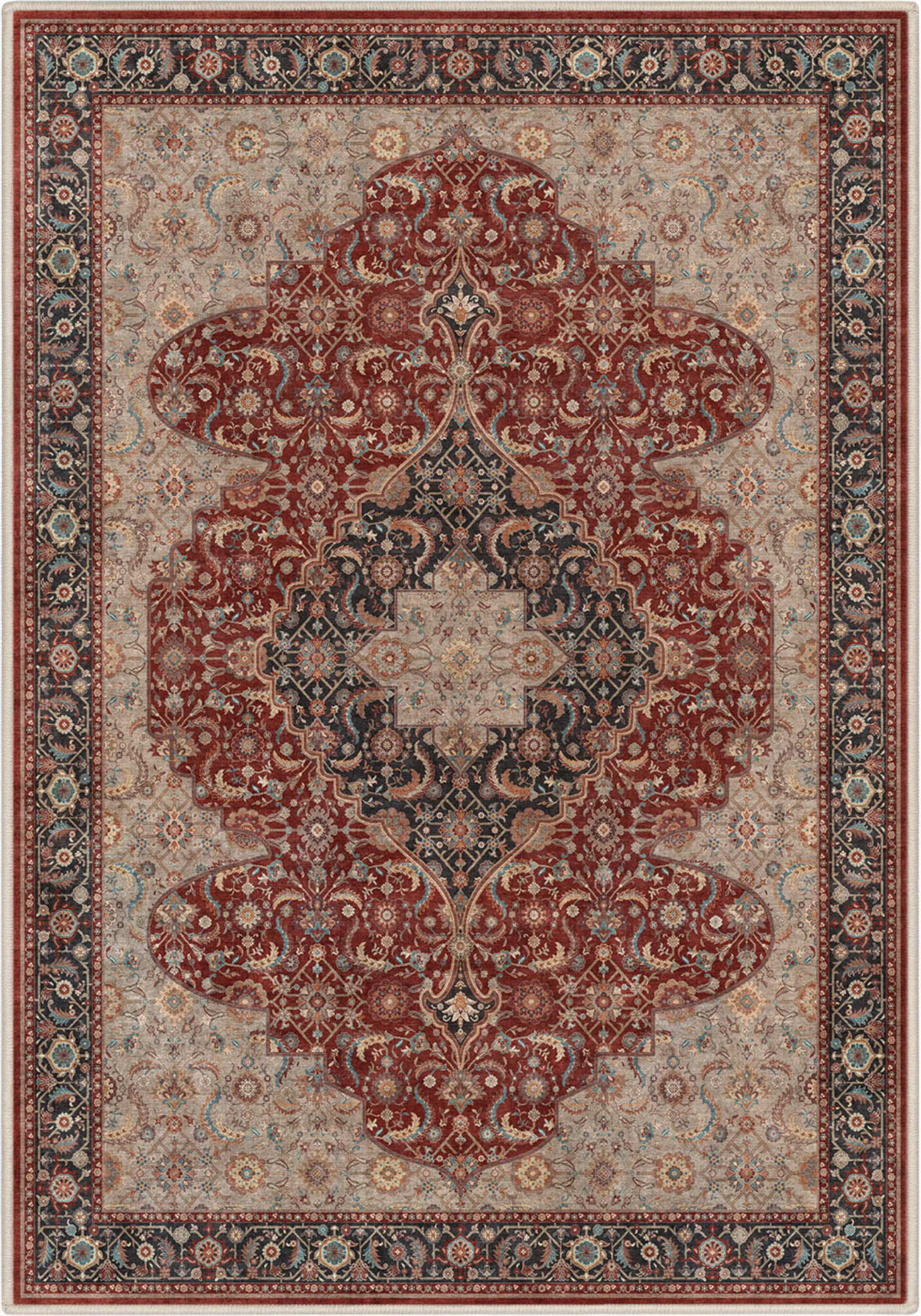 Well Woven Asha Zurich Vintage Medallion Oriental Area Rug | Wayfair