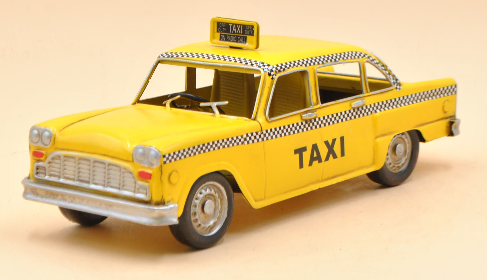 Williston Forge Jayland 1980 New York Taxi (Yellow Checker) Handcrafted ...