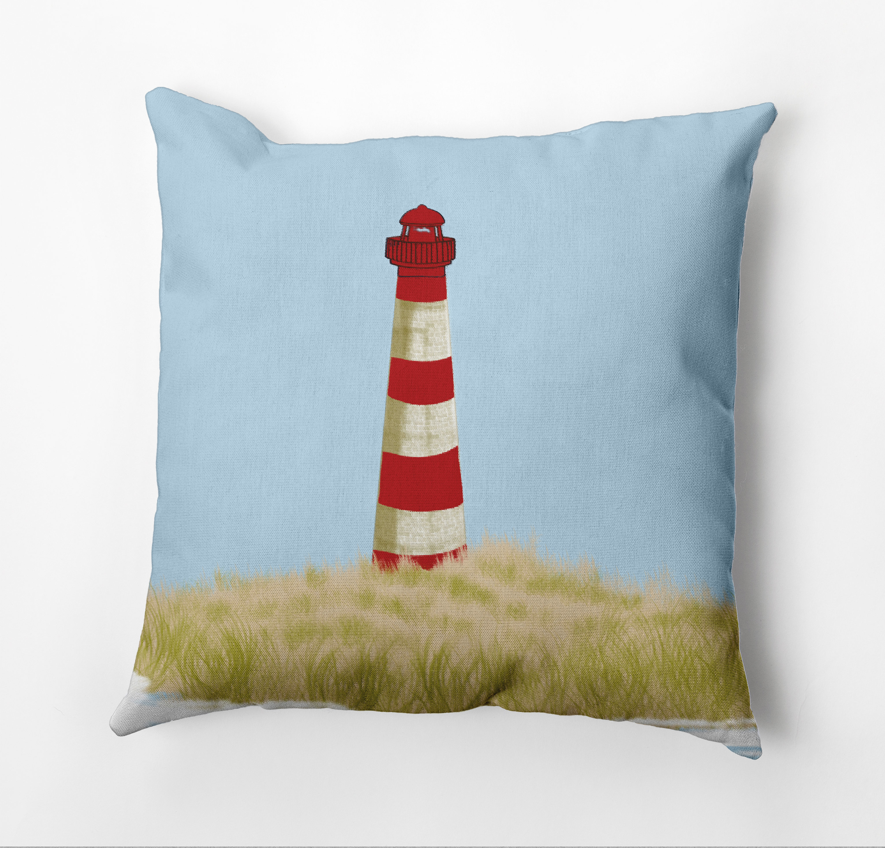 e by design Sea Pines Outdoor Square Pillow Cover & Insert | Wayfair