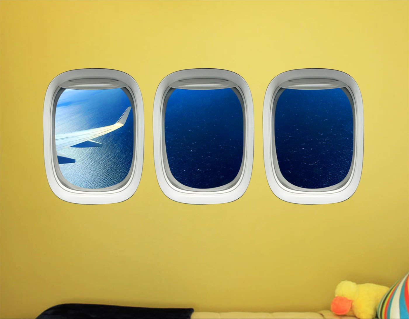 East Urban Home Airplane Window Wall Decal | Wayfair