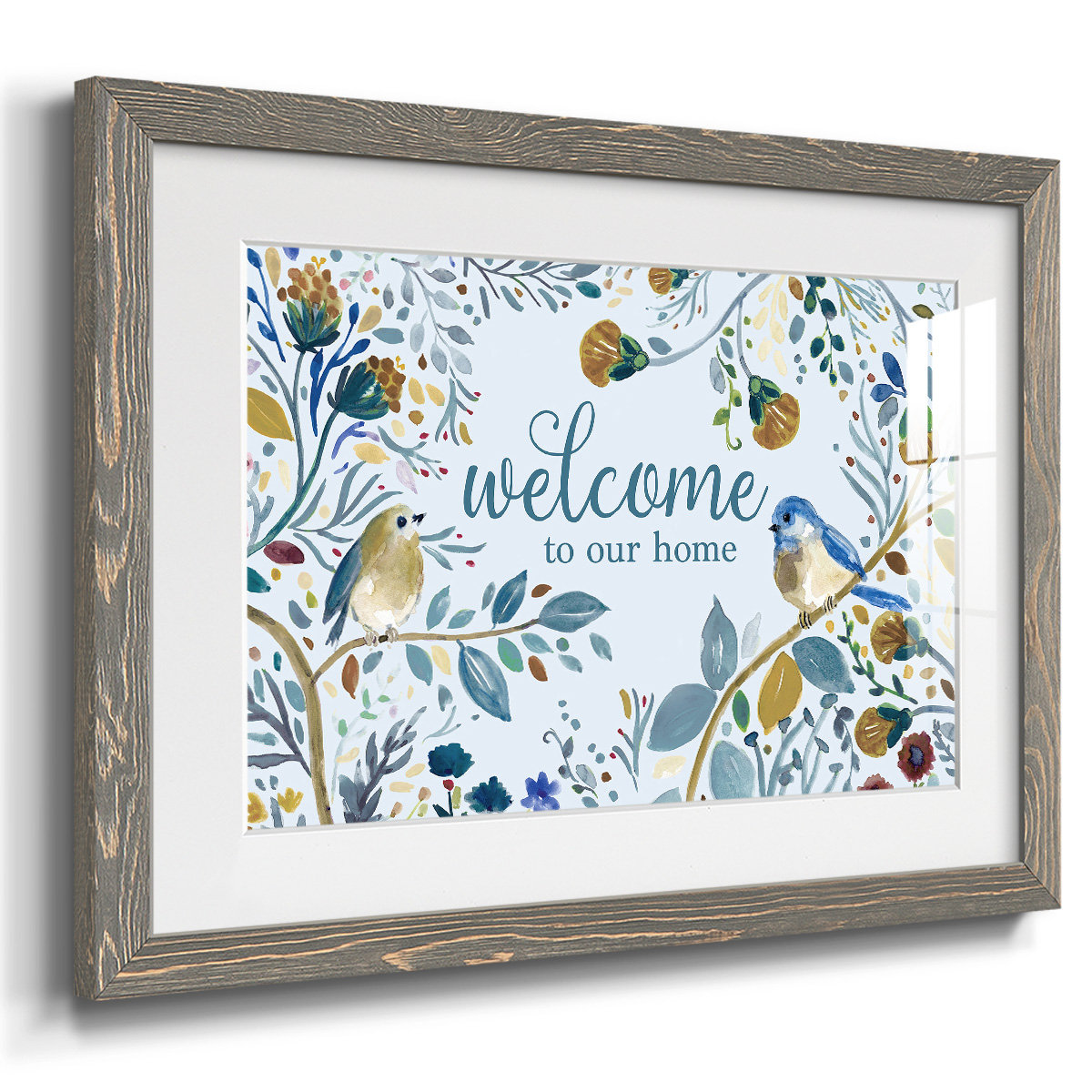 Winston Porter Welcome To Our Home Framed On Paper Print | Wayfair