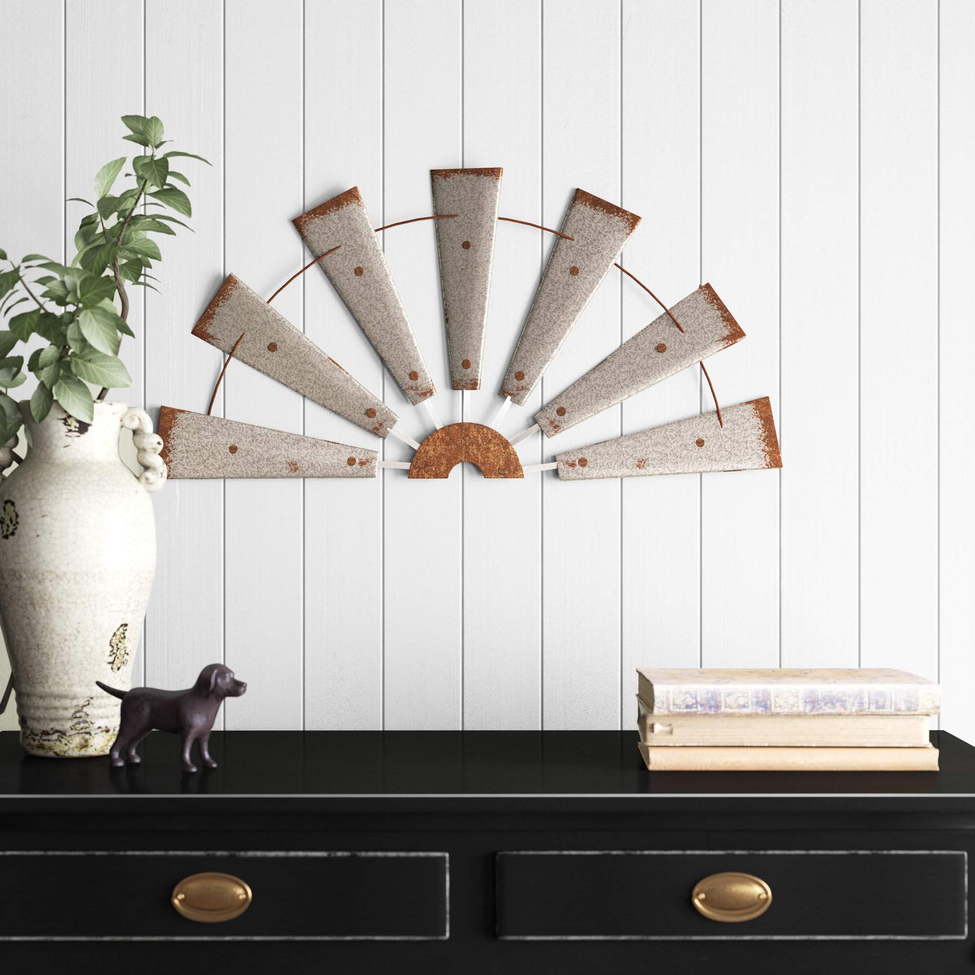 Gracie Oaks Pieper Half Wind Spinner Wall Décor & Reviews | Wayfair