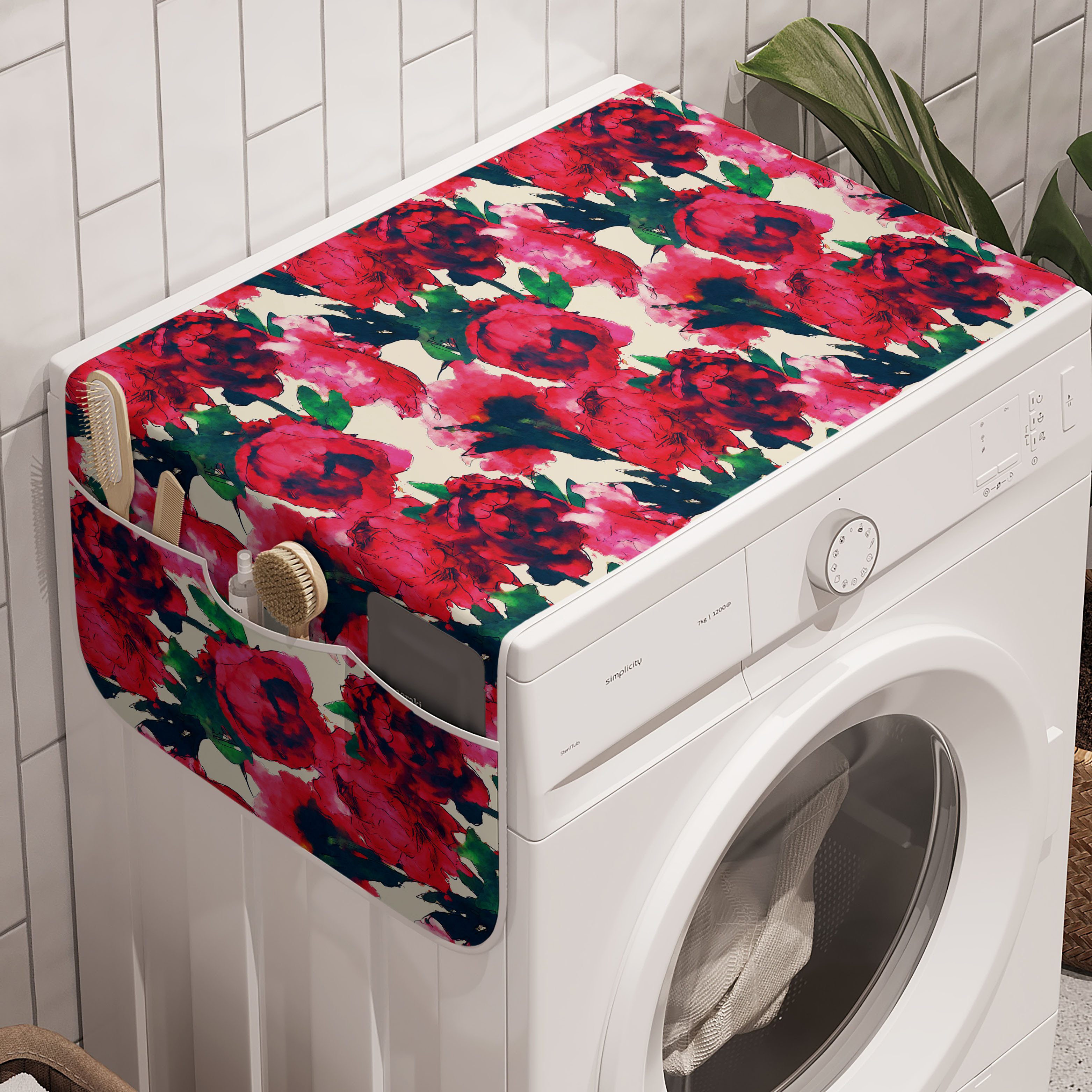 East Urban Home Cottagecore Washing Machine Organizer Pack of 2 47" x ...