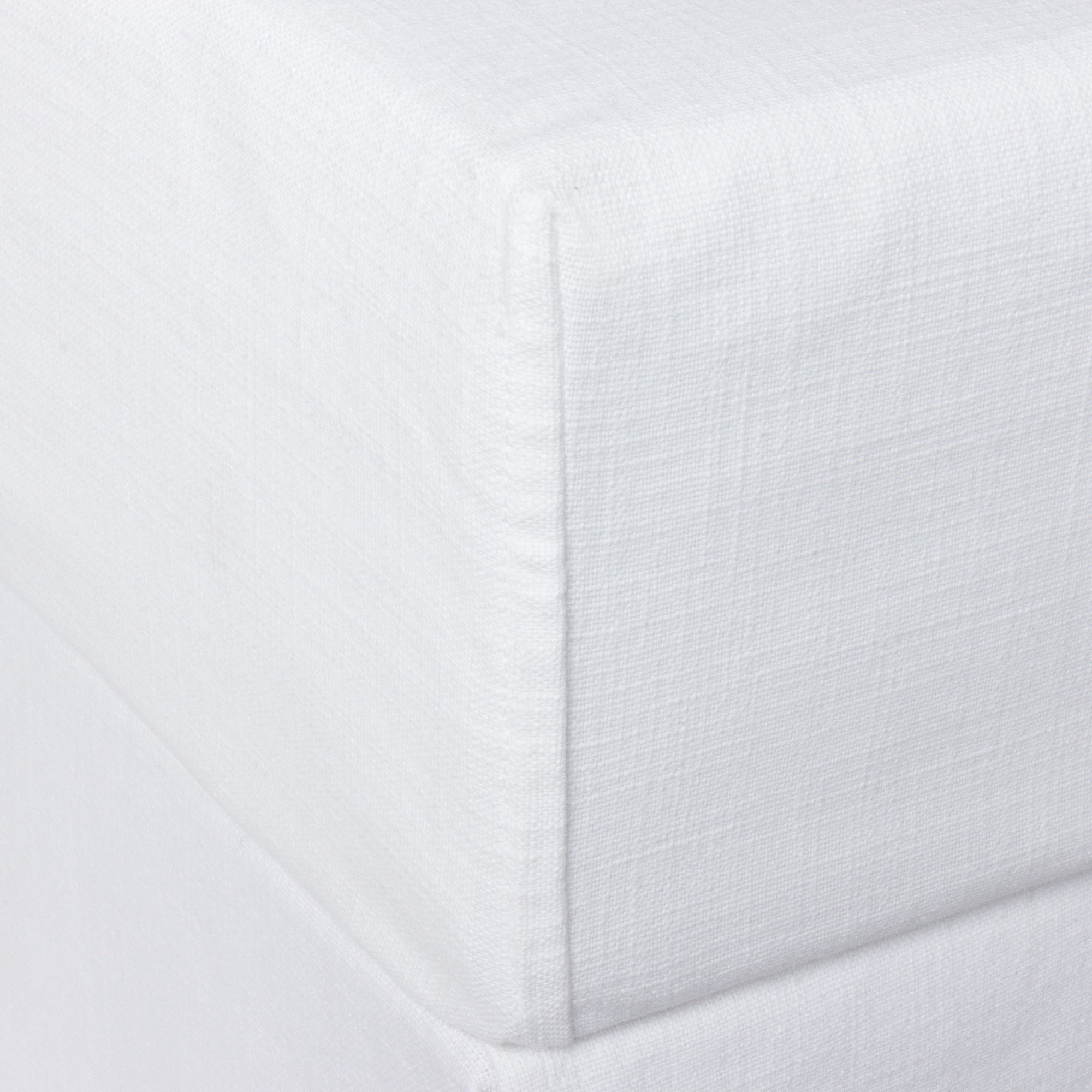 Amity Home Box Spring Cover, White | Perigold