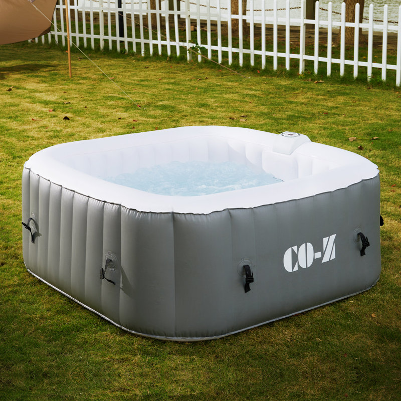 CO-Z 2-4 - Person 120 - Jet Vinyl Inflatable Hot Tub & Reviews | Wayfair