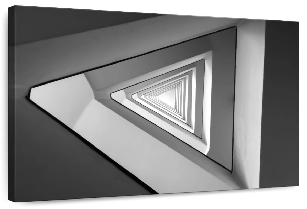 Ebern Designs Infinite Gray Triangles | Wayfair