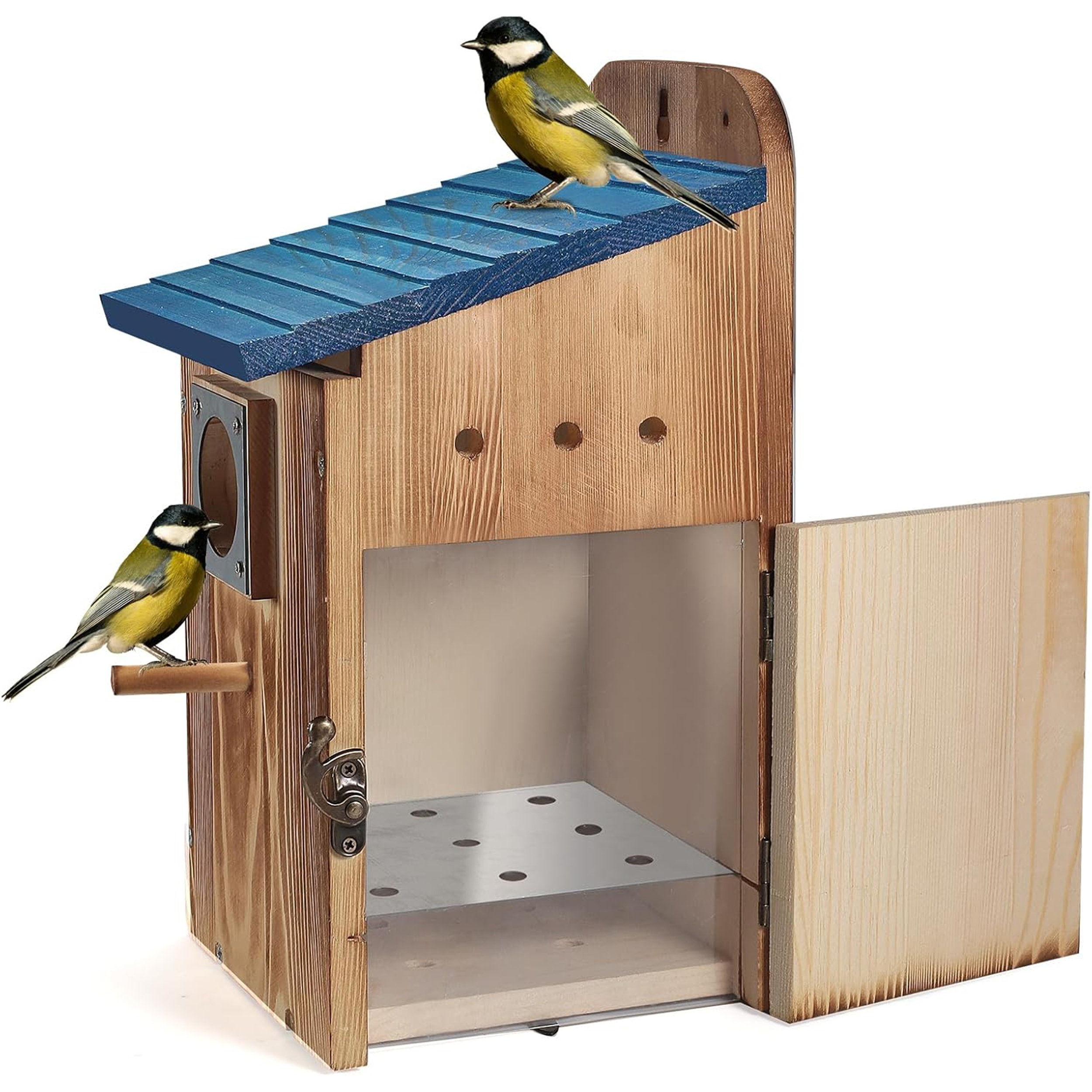 Arlmont & Co. Blue Bird Houses For Outside - Durable Birdhouses For ...
