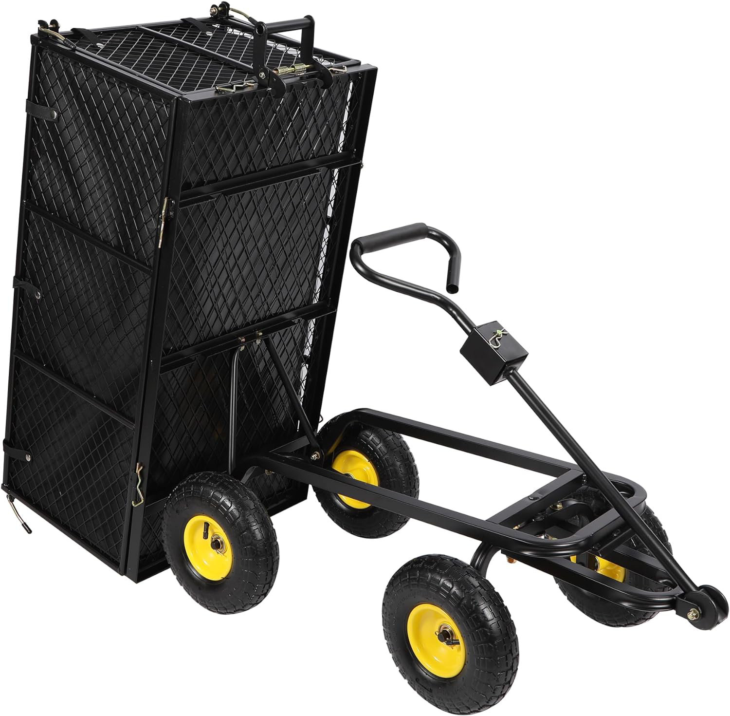 REDCAMP 700lbs Dump Garden Carts with Removable Sides | Wayfair