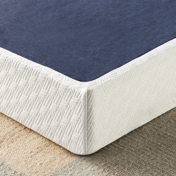 Alwyn Home Nikias Metal Box Spring with Wood Slats & Reviews | Wayfair