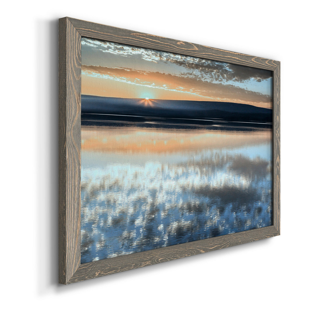 Loon Peak® Serene Sunrise - Picture Frame Photograph on Canvas | Wayfair