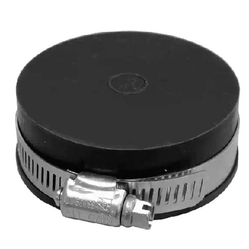 Avalon Rubber Jim Cap With Stainless Steel Hose Clamp 3" | Wayfair