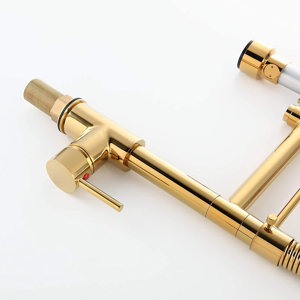 LIYONG Pull Out Kitchen Faucet | Wayfair