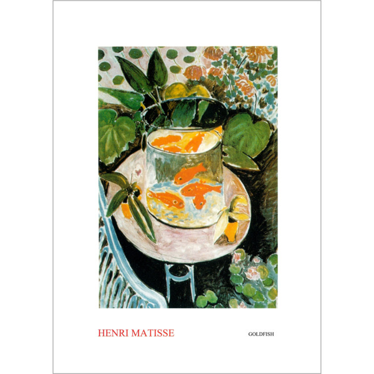 Vault W Artwork " Goldfish " by Henri Matisse Painting on Paper | Wayfair