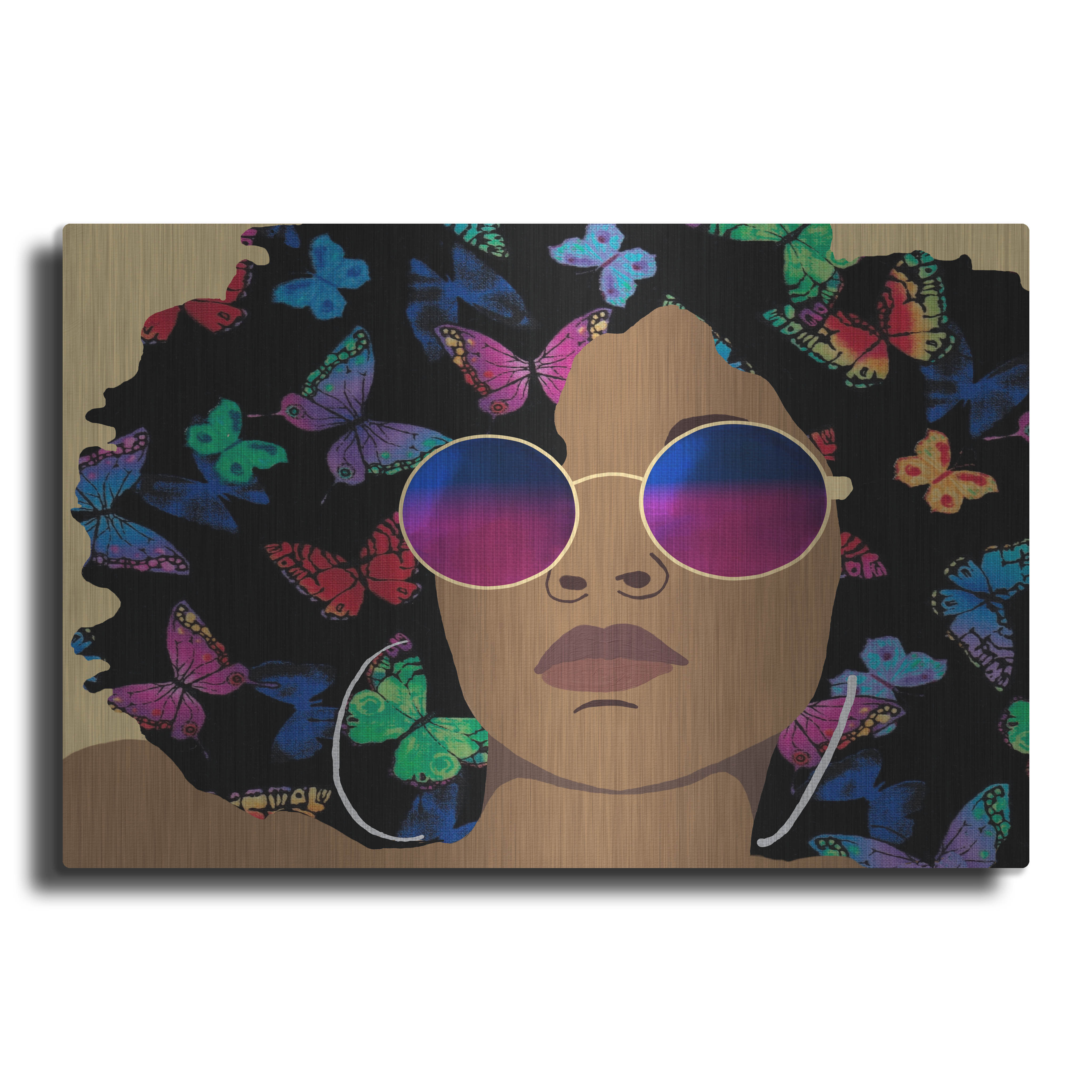 Winston Porter Butterfly Diva 1' by Alonzo Saunders Metal Wall Art ...
