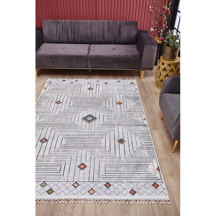 Gracie Oaks Callicoat Machine Woven Area Rug | Wayfair.co.uk