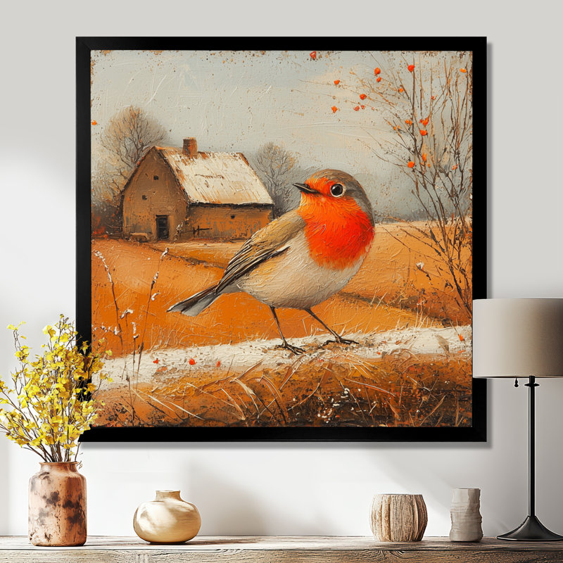 robin wall art
