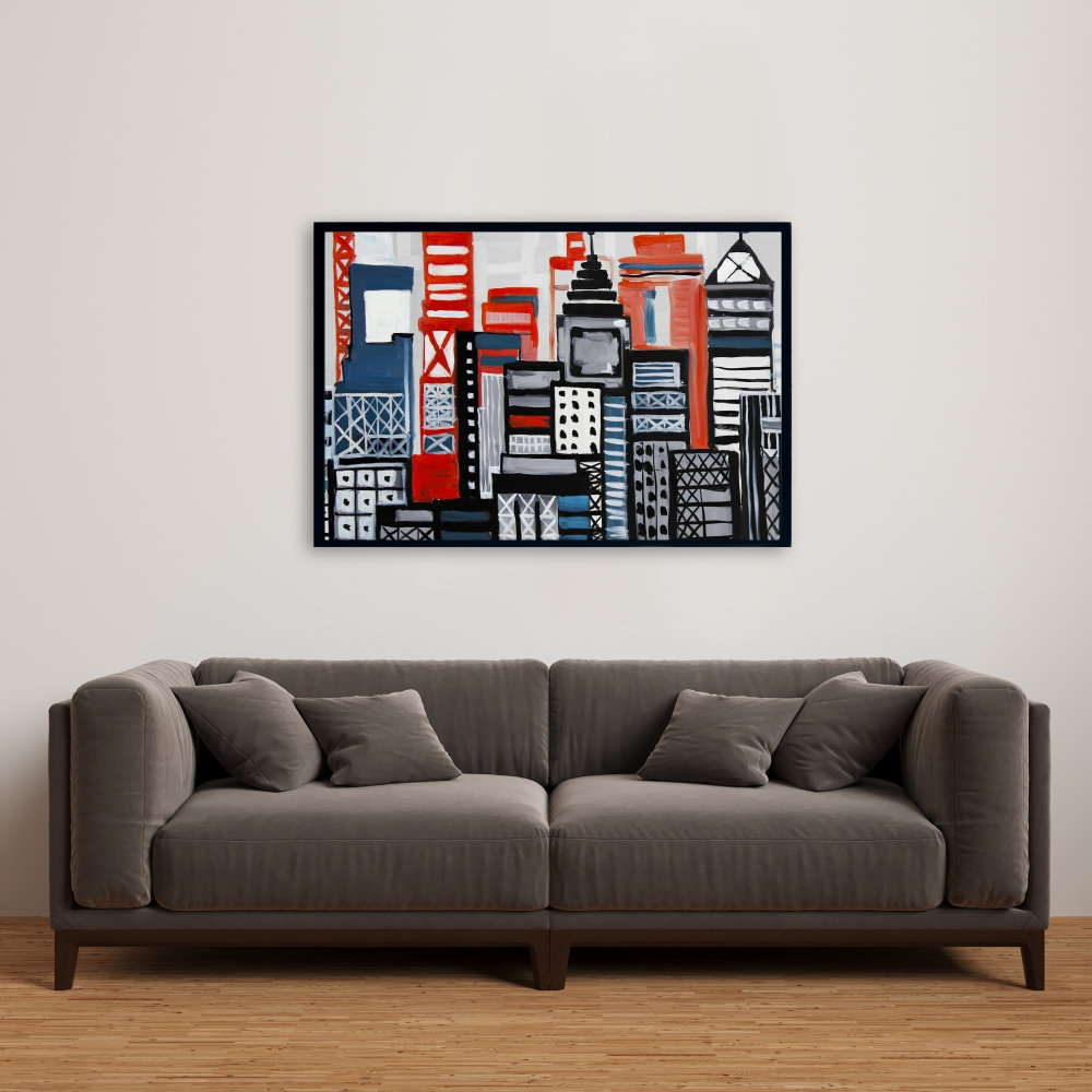 Begin Edition International Inc. Geometric Urban Landscape - Shapes ...